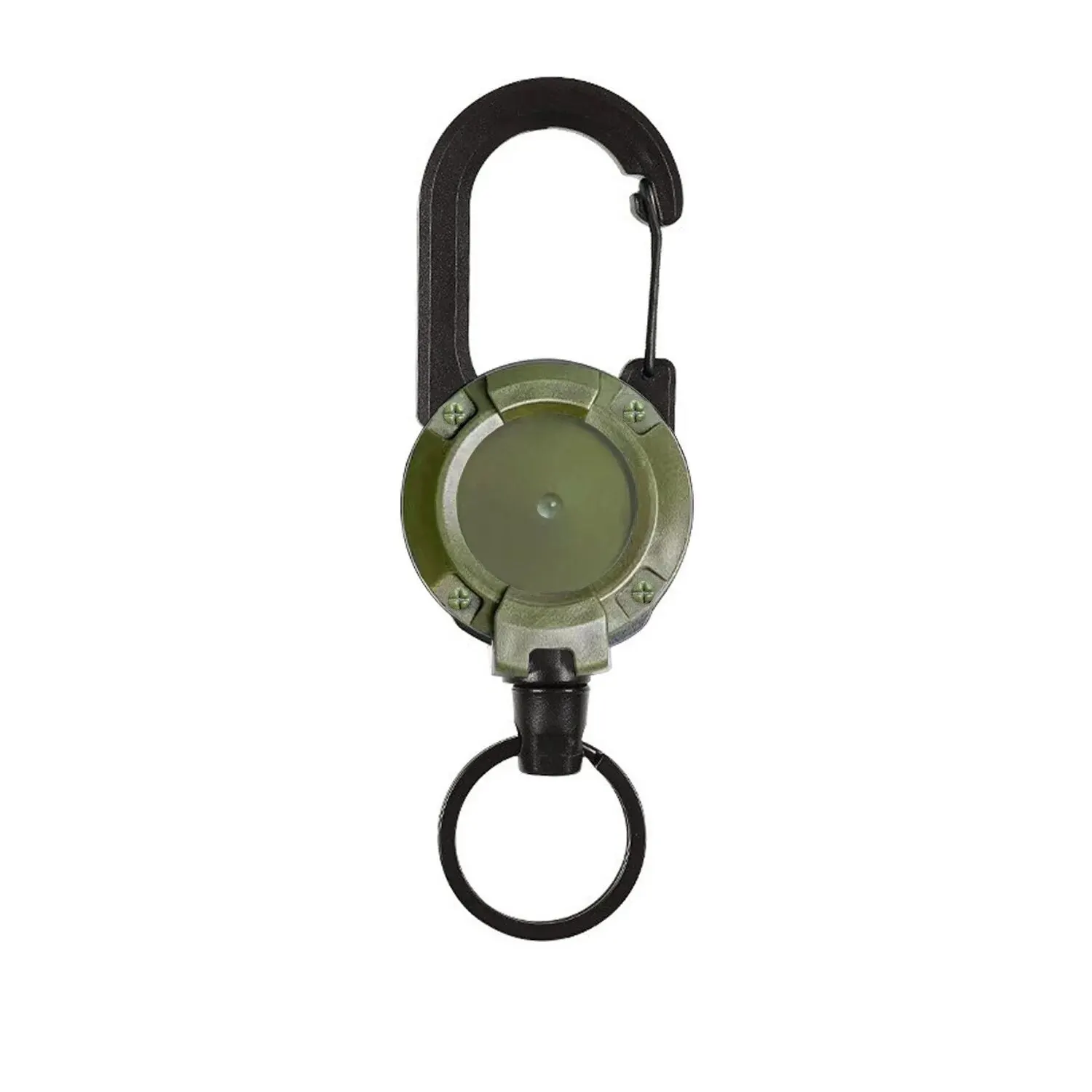 Retractable Heavy Duty Pull Reel Carabiner Key Chains - Shop DIY Beautify